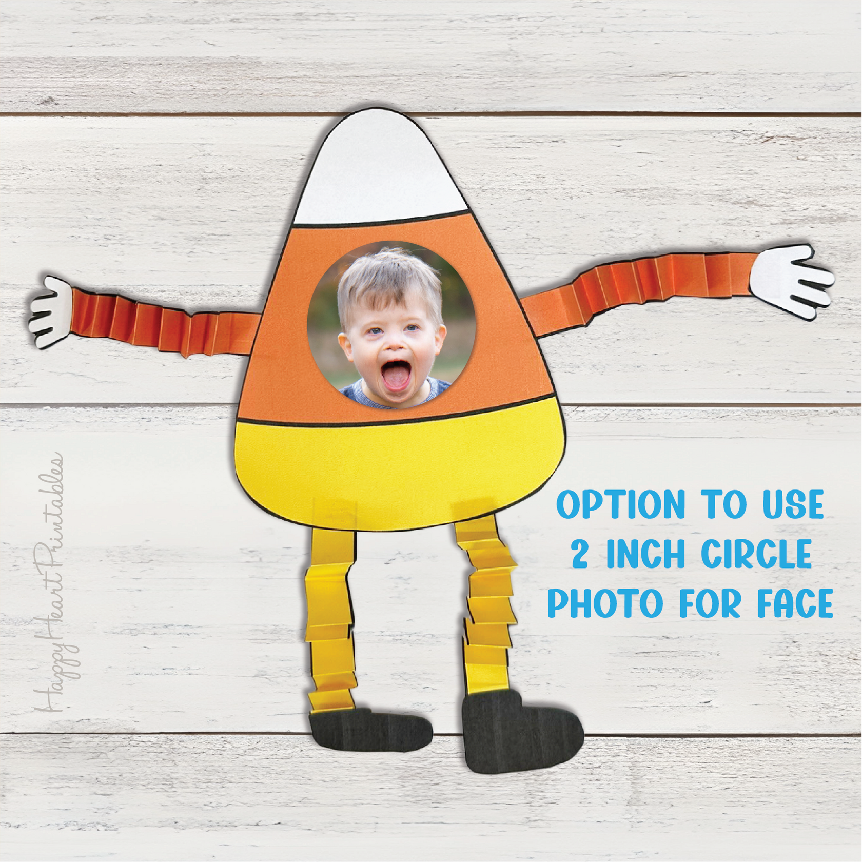 Candy Corn Character Craft – Happy Heart Printables