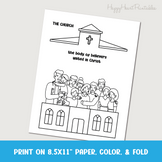 The Church Folding Surprise Bible Craft – Happy Heart Printables