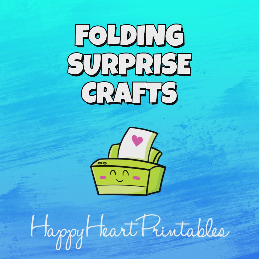 Nativity Folding Surprise Craft – Happy Heart Printables