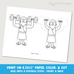 Samson Printable Flipper Craft – Happy Heart Printables